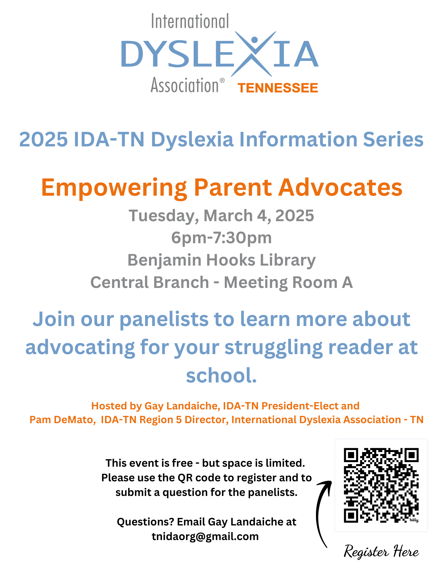 2025 IDA-TN Dyslexia Information Series: Empowering Parent Advocates In ...